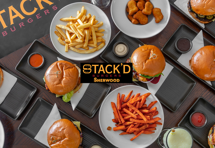 Stack’d Burgers Sherwood | Gourmet Burgers, Fries & Shakes – Stack'd ...